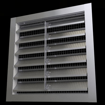 245A - 2 Inch Adjustable Louver | Duravent